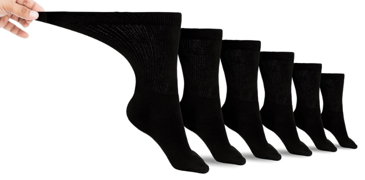 Top 10 Black Diabetic Socks for 2024 - Diabetic Sock Club - DSC